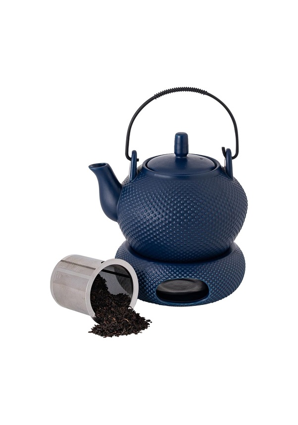 Japon Çay Seti, Demlikli Çaydanlık, Isıtıcılı Seramik Çaydanlık ...