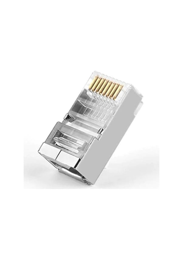 Trendooze Uç Rj45 Metal Metal Metal Konnektör Jack Cat6 Cat6 Cat Başlık ...