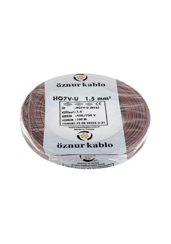 Nya Kablo 1,5 Luk Kahverengi Öznur - 100 Metre Fiyatları ve Özellikleri
