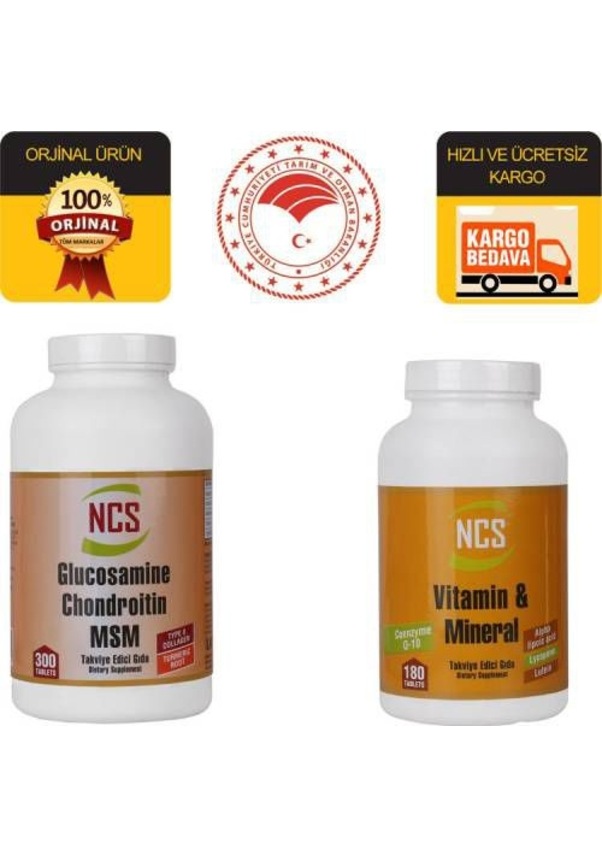 Ncs Glucosamine Chondroitin Msm 300 Tablet + Ncs Multivitamin 180 Tablet Fiyatları ve Özellikleri