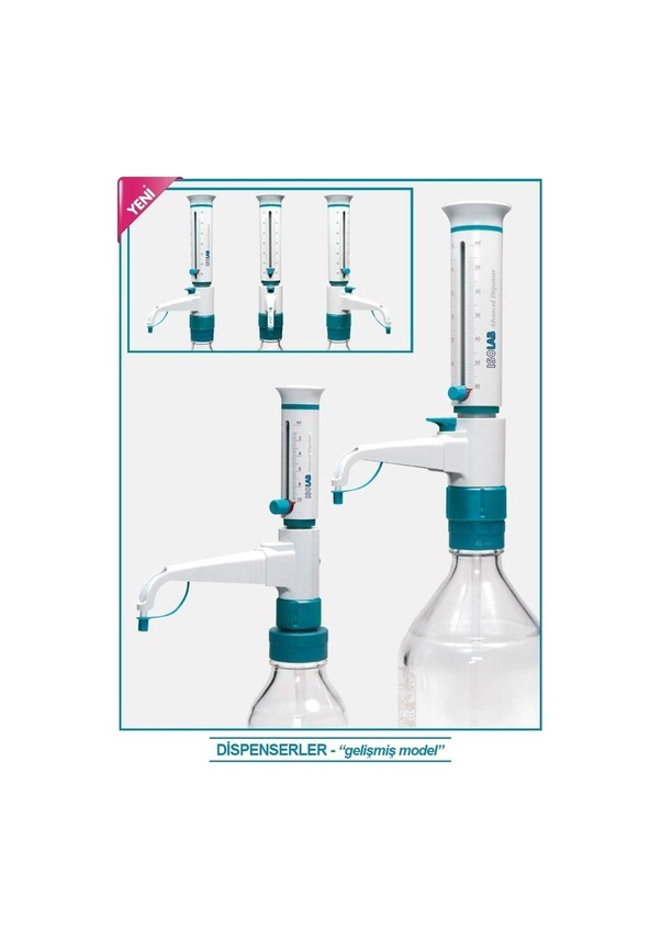 İSOLAB 008.15.005 dispenser - üst model - sirkülasyon vanalı - 5 ...