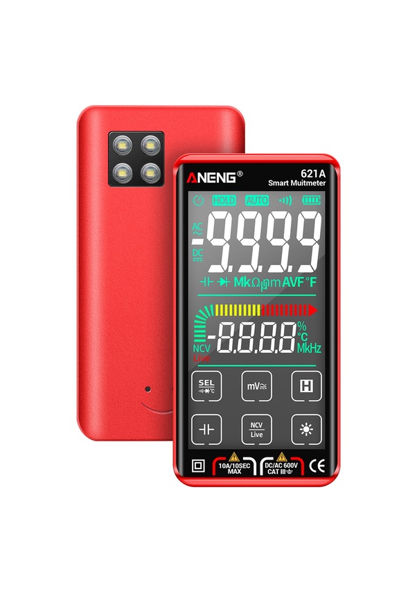 Geeroyoo Aneng 621a Dokunmatik Ekranlı Şarj Edilebilir Çok Fonksiyonlu ...