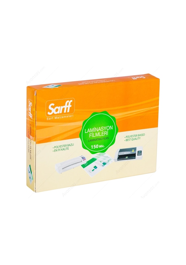 Sarff Laminasyon Filmi Kimlik Kaplama Naylonu 65X95 (250Mic) Fiyatları ...