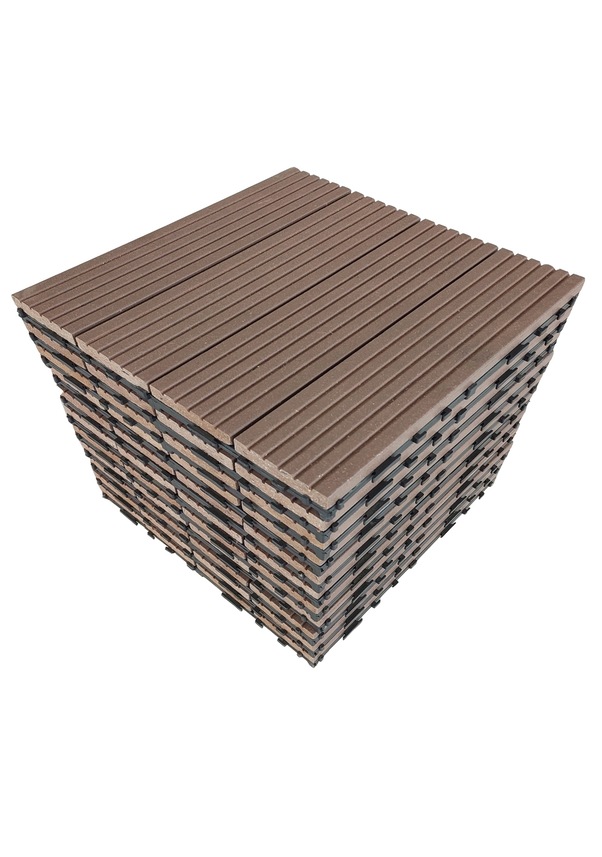 Kompozit Zemin Döşemesi 1 M2 (11 Adet Karo) Kahverengi Düz Fiyatları ve ...