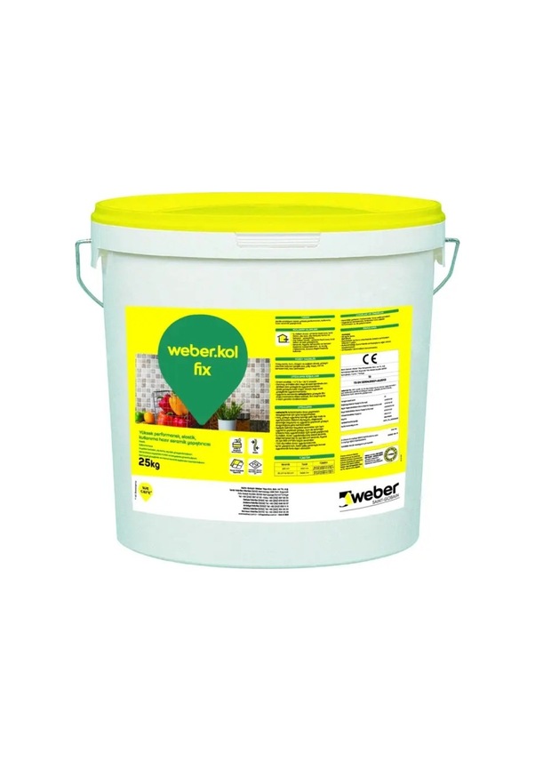Weber.kol Fix Kullanıma Hazır Seramik Yapıştırıcısı 25kg Fiyatları ve ...