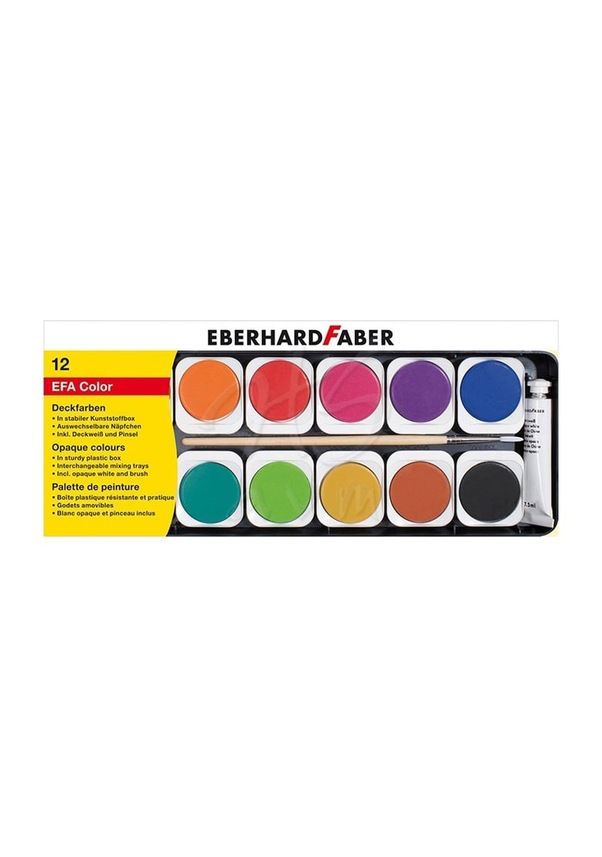 Eberhard Faber Opak Sulu Boya Plastik Kutu 12li 578112 Fiyatları ve ...