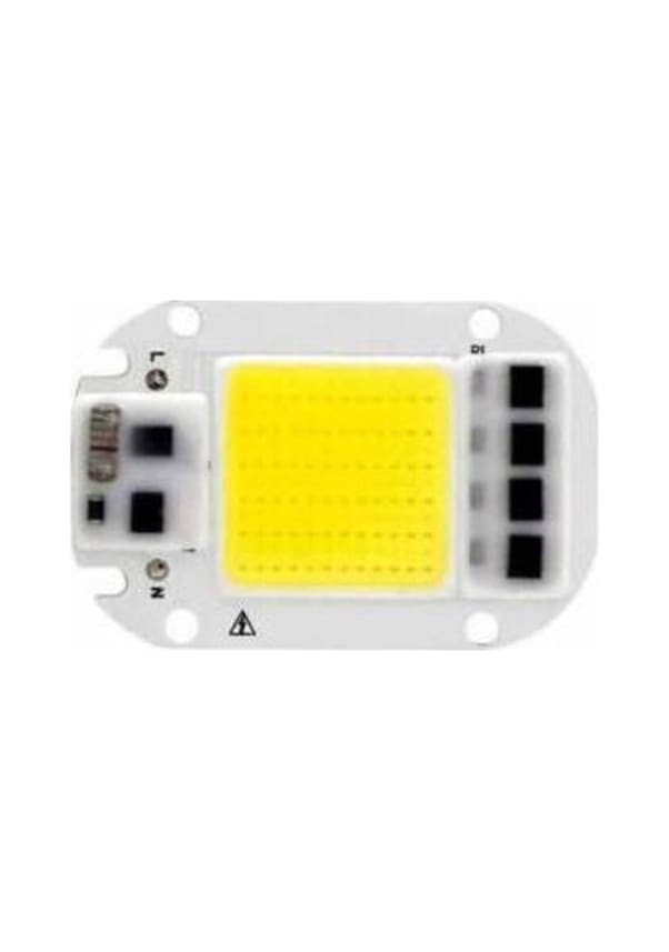 Power Led Cob Led 50w 220v Ac Led Projektör Çip - Beyaz Işık Fiyatları ...