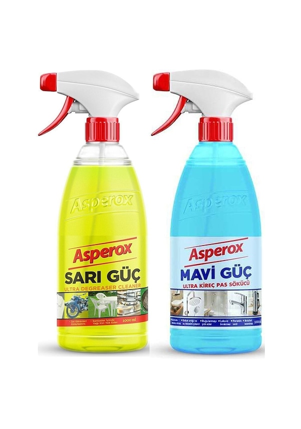 Asperox Sarı Güç + Mavi Güç Sprey 2 x 1 L Fiyatları ve Özellikleri