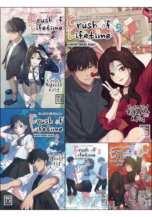 Crush Of Lifetime Hayatımın Aşkı 1-2-3-4-5.Cilt Manga 5 Kitap Set Fiyatları ve Özellikleri