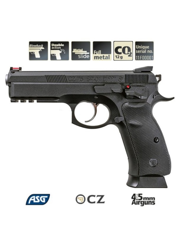 Asg Cz75 Sp01 Shadow Blowback Fiyatları ve Özellikleri