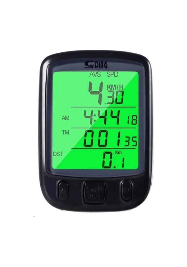 Yaozixa Sunding 563b Siyah Bisiklet Hızı Ölçer, Lcd Ekranlı, Su ...