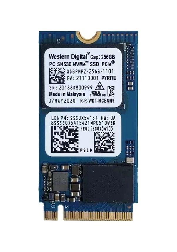 WD SN530 SDBPMPZ-256G 256 GB NVMe M.2 2242 SSD Fiyatları ve Özellikleri
