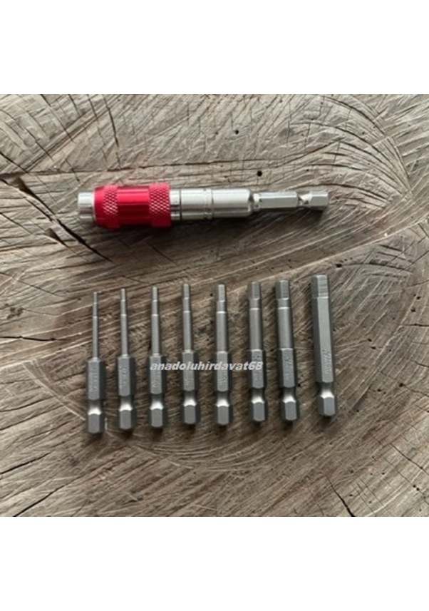 Rico Alyan Seti Bits Alyan Uç Set 1,5mm 6mm Bükülebilir Bits Uzatma ...