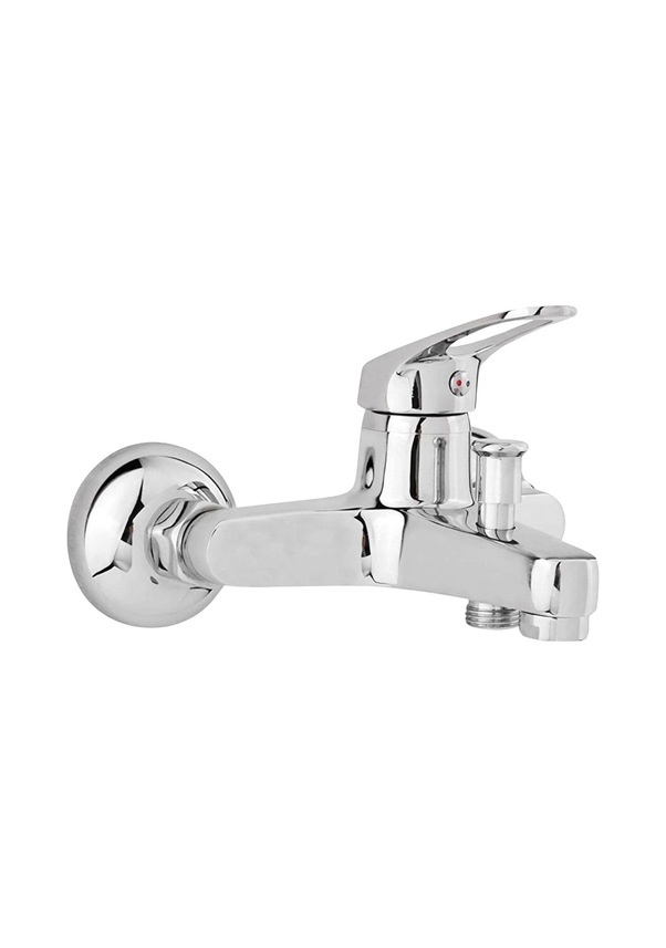 Duş Musluğu Lavabo Banyo Mutfak Bataryası Sıcak Soğuk Çift Su Girişli ...