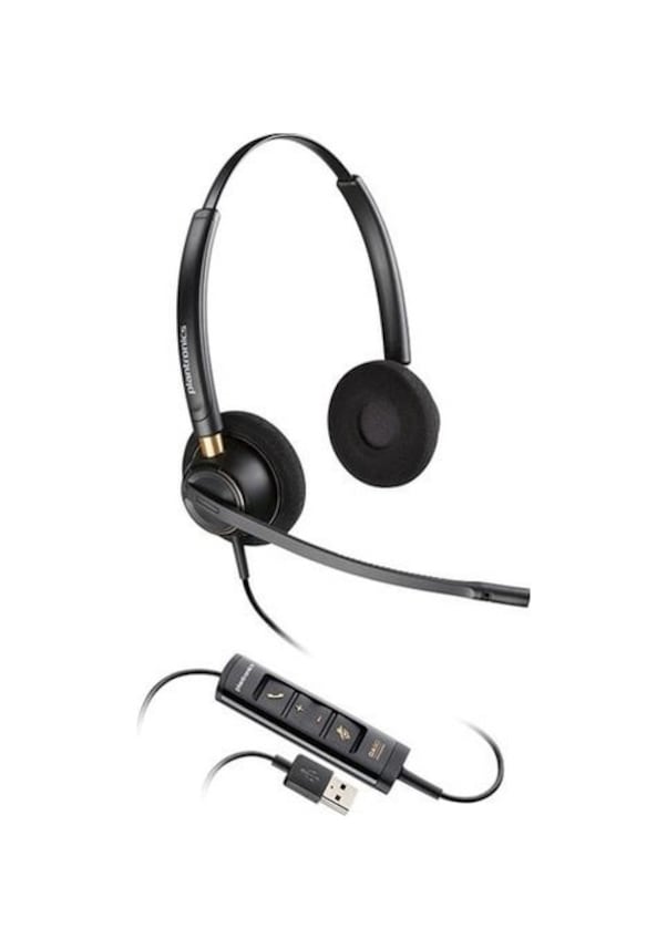 Plantronics Encorepro HW525 Kulak Üstü Çağrı Merkezi Kulaklığı Siyah ...