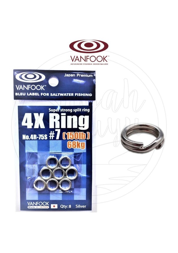 Vanfook 4R75S Split Ring Halka 7 68Kg (150Lb) Fiyatları ve Özellikleri