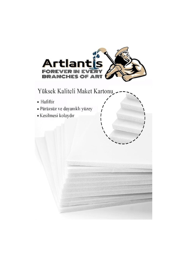 Maket Kartonu Siyah Fotoblok 5 Mm 25x50 Cm 5 Adet Hobi Sanat Okul Köpüklü Straforlu Maket ...