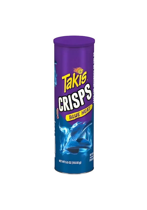 Takis Crisps Blue Heat - Hot Chili Pepper Flavored Potato Crisps 155 ...