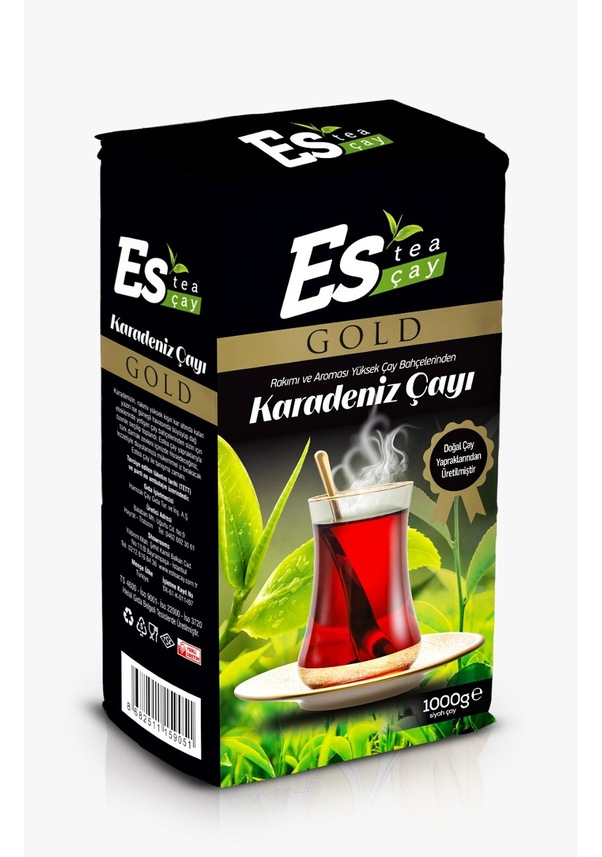 Es Tea Gold Karadeniz Siyah Dökme Çayı 1 KG Fiyatları ve Özellikleri