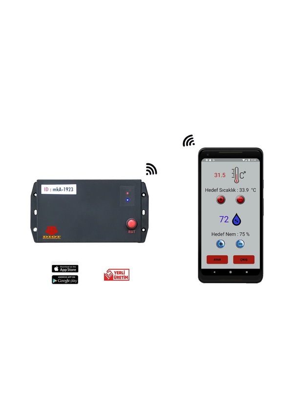DIOT ELECTRONIC Wi-Fi Bağlantılı Kurutma Sistemleri Kontrol Paneli ...