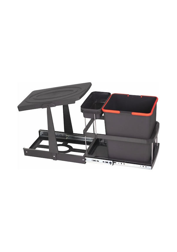 Çöp Kovası 16+1lt Antrasit Teleskopik Raylı Antasit Fiyatları ve ...