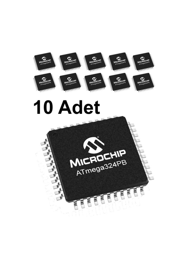Microchip Atmel Atmega324PB-AU TQFP44 Atmega324 10 Adet Fiyatları ve ...