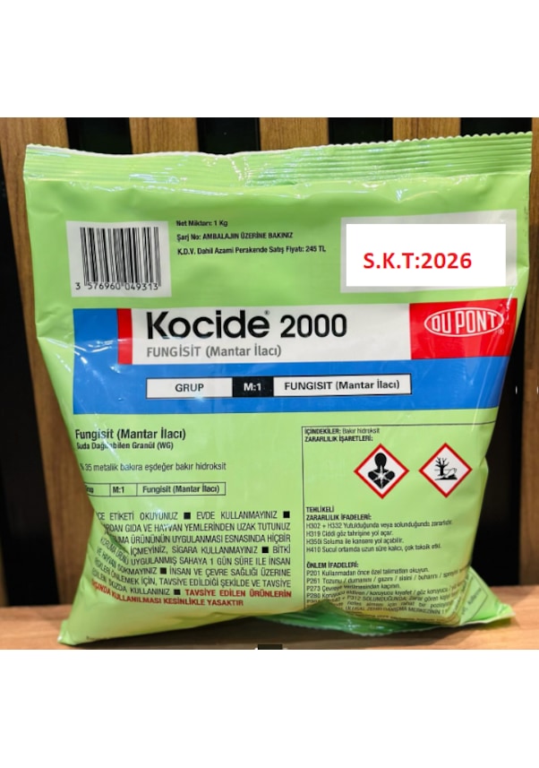 Kocide 2000 1kg Bakırlı İlacı Bakır Hidroksit Fiyatları ve Özellikleri