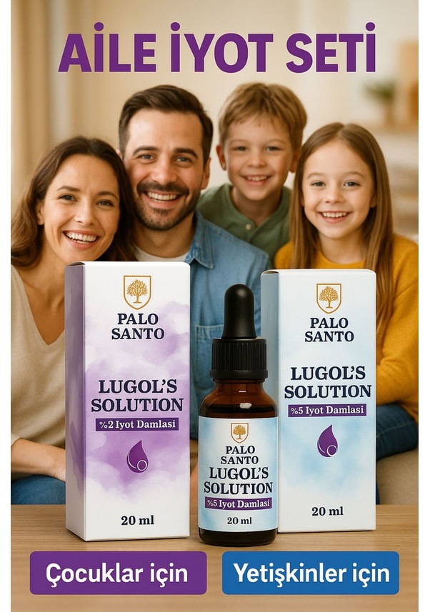 Palo Santo Lugol's Solution Iyot %2 + %5 Damla 2 x 20 ML Fiyatları ve ...