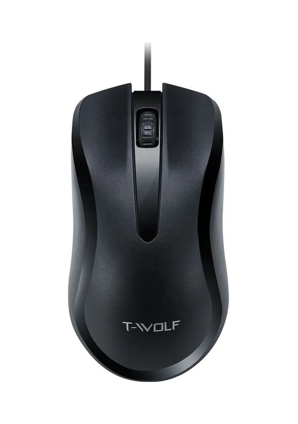 T-Wolf V12 Kablolu 1200 DPI Büyük Boy Optik Ofis Mouse Siyah Fiyatları ...