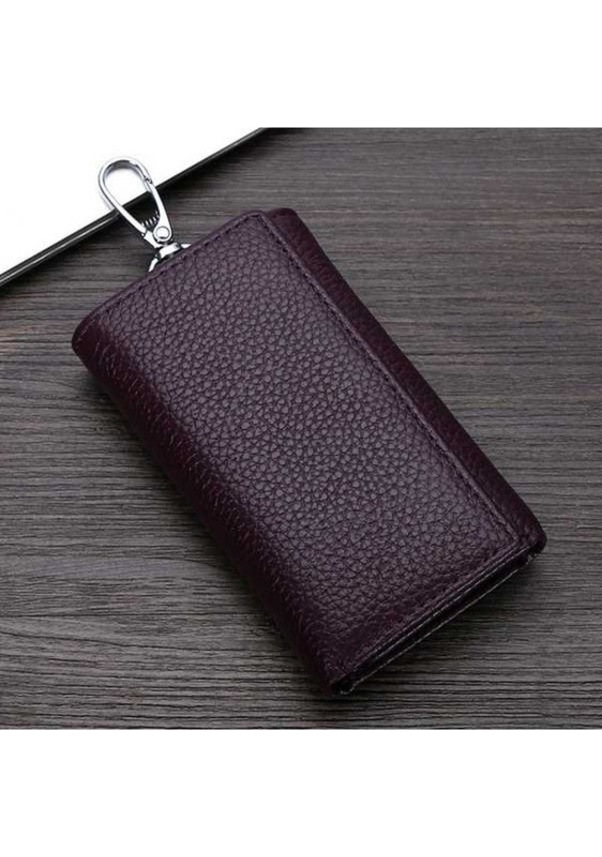Novahub Tp-9090k Deri Tri Üçlü Anahtar Para Çantası Mor Mor, Güvenli ...