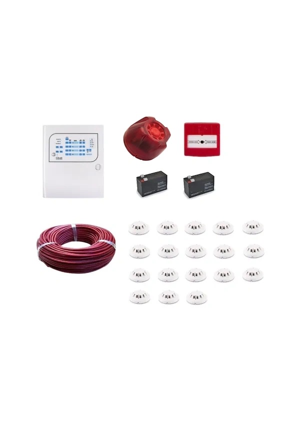Codesec 18 Bölgeli Konvensiyonel Sertifikalı Yangın Alarm Seti ...