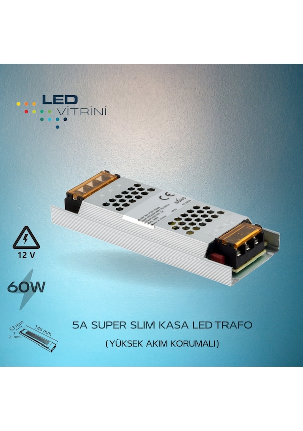5a-60w Super Slim Kasa Led Trafo Fiyatları ve Özellikleri