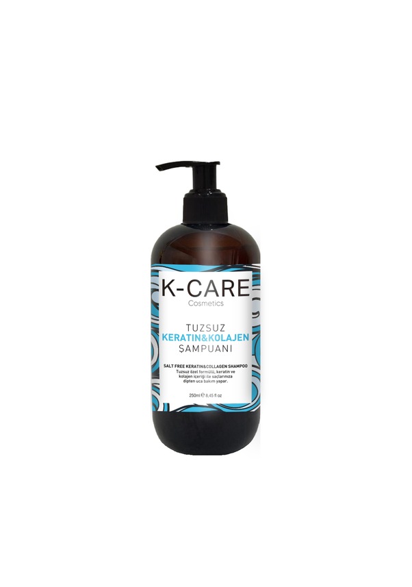 K K-CARE Cosmetics Tuzsuz Kolajen Ve Keratin İçerikli Besleyici Şampuan ...