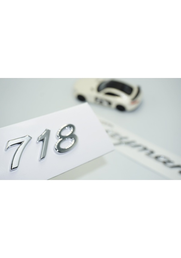 Dk Tuning Porsche 718 Cayman Bagaj 3m 3d Abs Yazı Logo Amblem Set ...