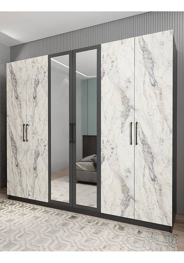 Alessi 6 Kapaklı Dolap Gardırop FBMD Fiyatları ve Özellikleri