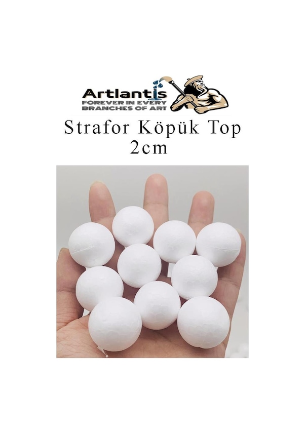 Strafor Köpük Top 3 Cm 5 Adet Köpük Top Küre Toplar Yuvarlak Strafor ...