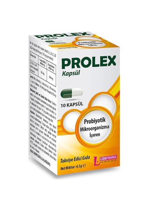 Prolex 10 Kapsül Fiyatları ve Özellikleri