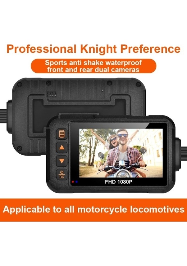 Electric Se60 3.0 1080p Su Geçirmez Motosiklet Dvr, Tf Kartlı, Bisiklet ...