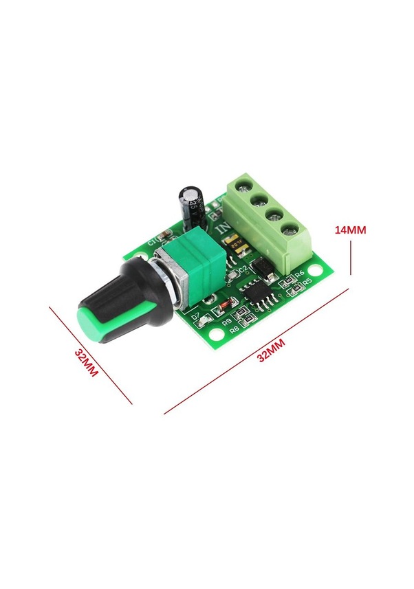 1.8v 3v 5v 6v 12v 2a Pwm Dc Motor Hız Kontrol Cihazı Vali Anahtarı 1803bk Fiyatları ve Özellikleri