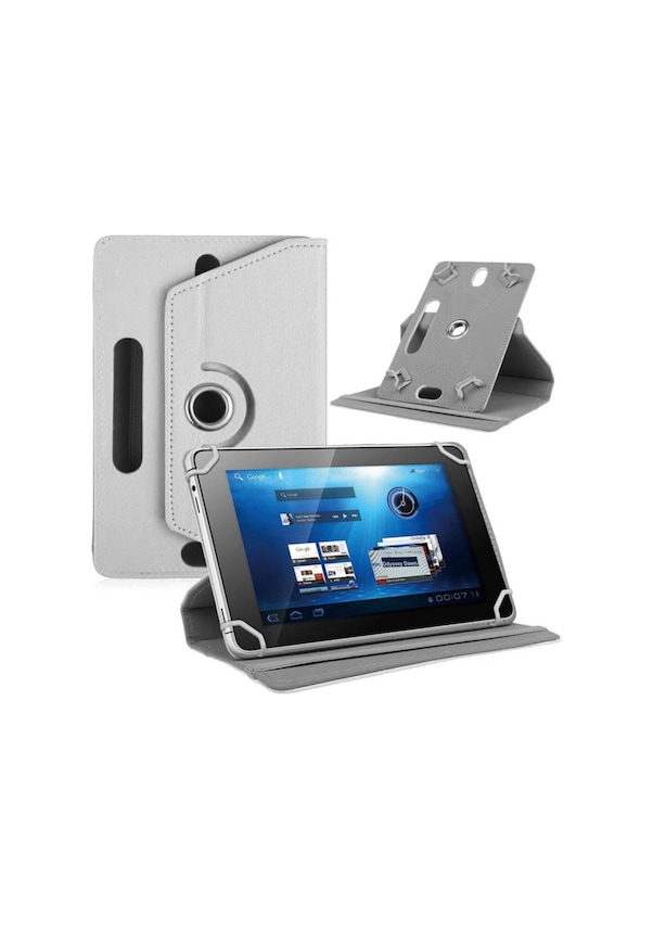 Gtx Jaculus 10.4 İnç A+ Standlı Kaliteli Universal Tablet Kılıfı Beyaz ...