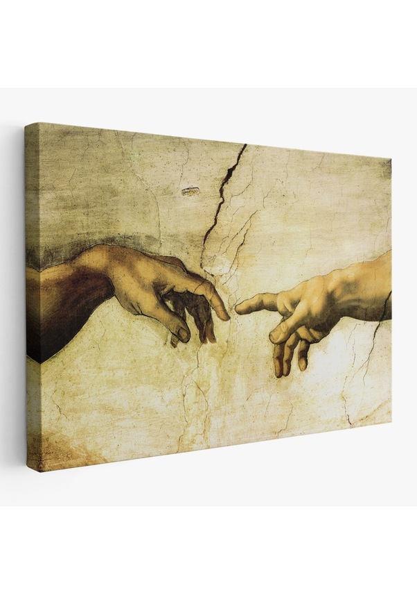 Ademin Yaratılışı Tablosu - The Creation Of Adam-6596 125 X 210 ...