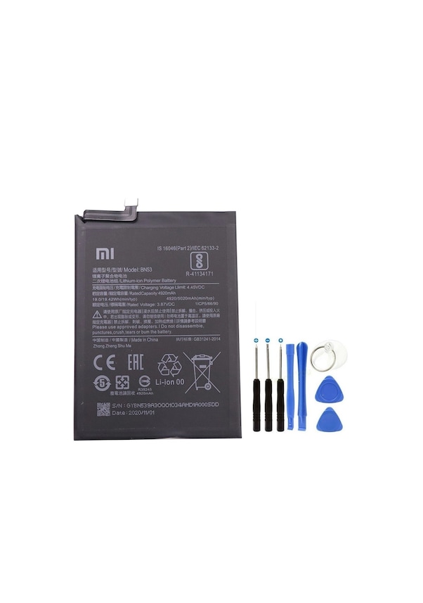 Xiaomi Redmi Note 9 Pro BN53 Batarya Pil + Tamir Seti Fiyatları ve ...