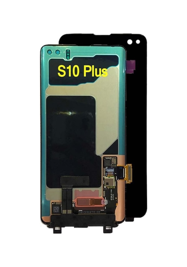 Samsung Galaxy S10 Plus (Sm-G975F) Servis Lcd Dokunmatik Siyah ...