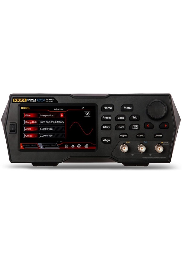 Rigol Dg972 70Mhz 16Bit 2 Kanallı Fonksiyon Keyfi Sinyal Jeneratörü Fiyatları ve Özellikleri