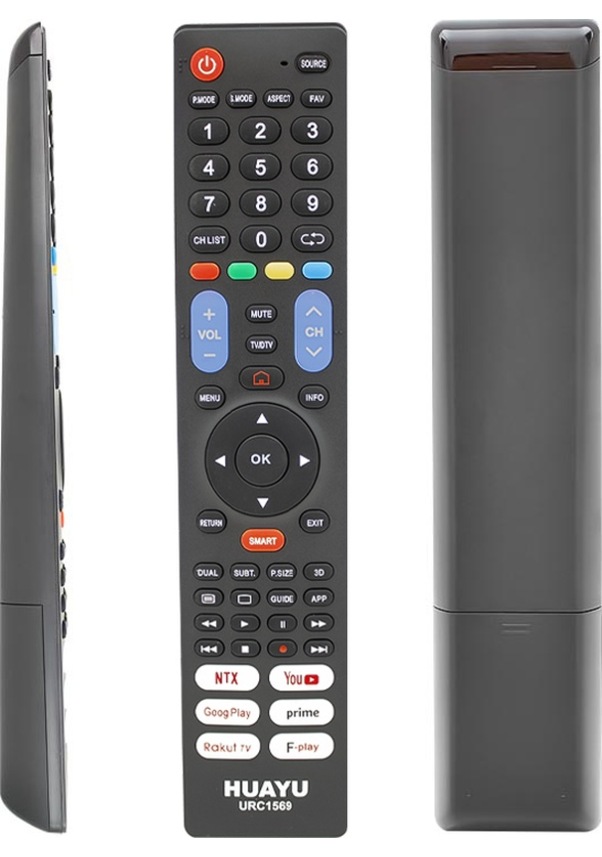 HUAYU KL URC1569 NETFLIX-YOUTUBE-PRIME VIDEO-GOOGLE PLAY-RAKUTEN TUŞLU 7IN1 UNİVERSAL LCD LED TV ...