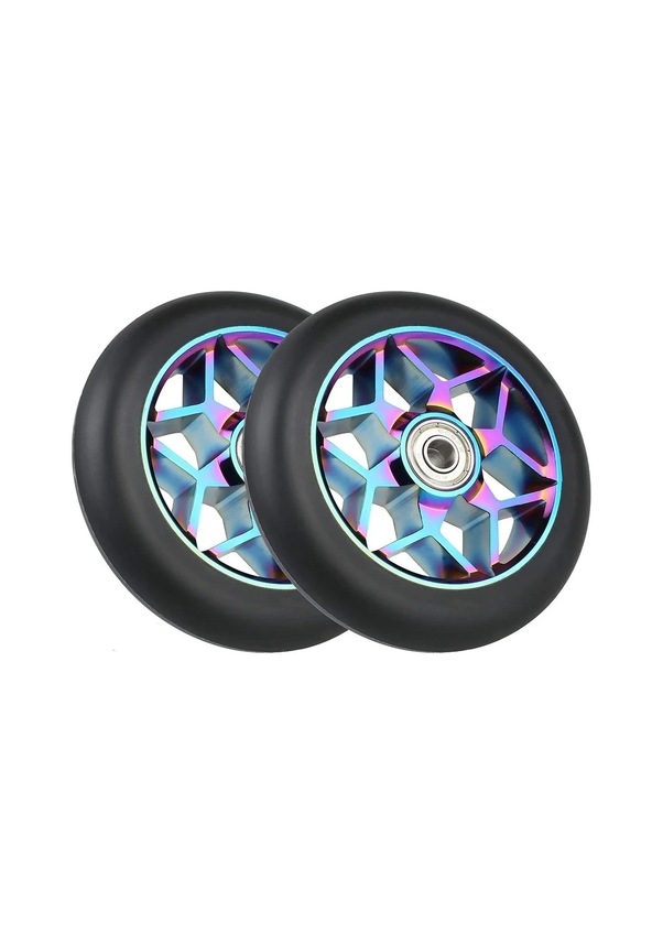 Lasonstiges 2 Adet 110mm Scooter Tekerlekleri Renkli Polyureta ...
