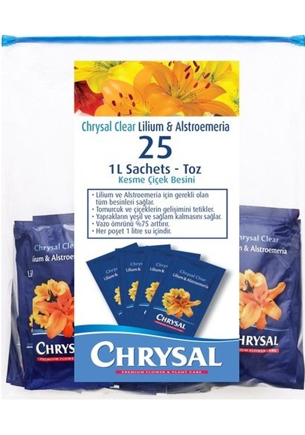 Chrysal Clear Lilium & Alstroemeria Sachet Toz '25'li Paket' Diğer ...