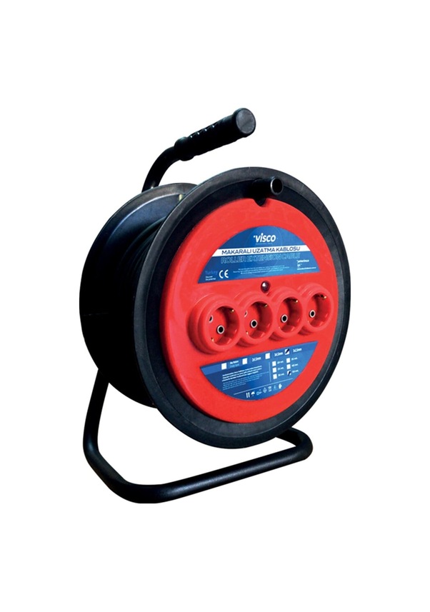 Visco Professional Tools Makaralı Seyyar Uzatma Kablosu 3 x 1.5 20 ...