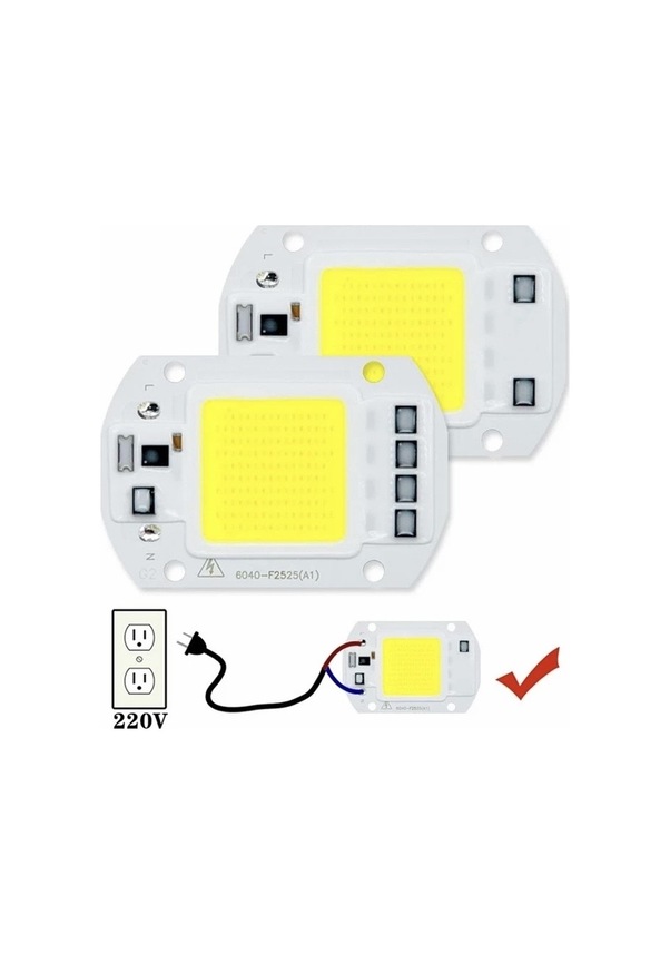 220 Volt 50 Watt Cob Led Projektör Çipi Amber Fiyatları ve Özellikleri