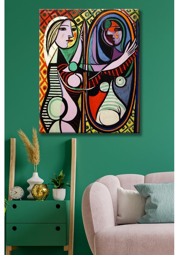 Pablo Picasso - Girl Before A Mirror - 106074 - Dekoratif Duvar Kanvas ...